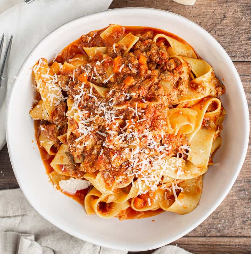 Bolognese Sauce - Basil And Bubbly