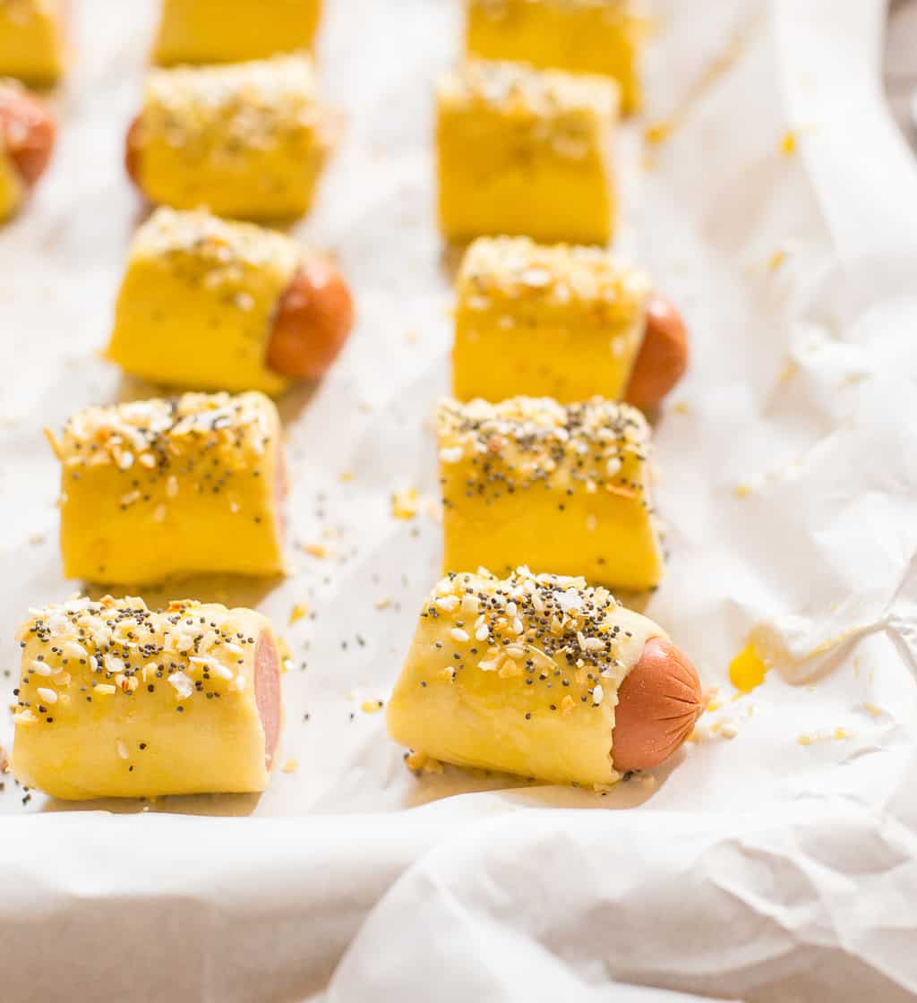 Puff Pastry Pigs in a Blanket - Basil And Bubbly