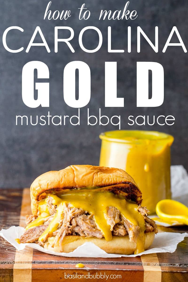 Carolina Gold Sauce ( Mustard BBQ Sauce ) - Basil And Bubbly Carolina Gold Sauce ( Mustard BBQ Sauce ) - Basil And Bubbly