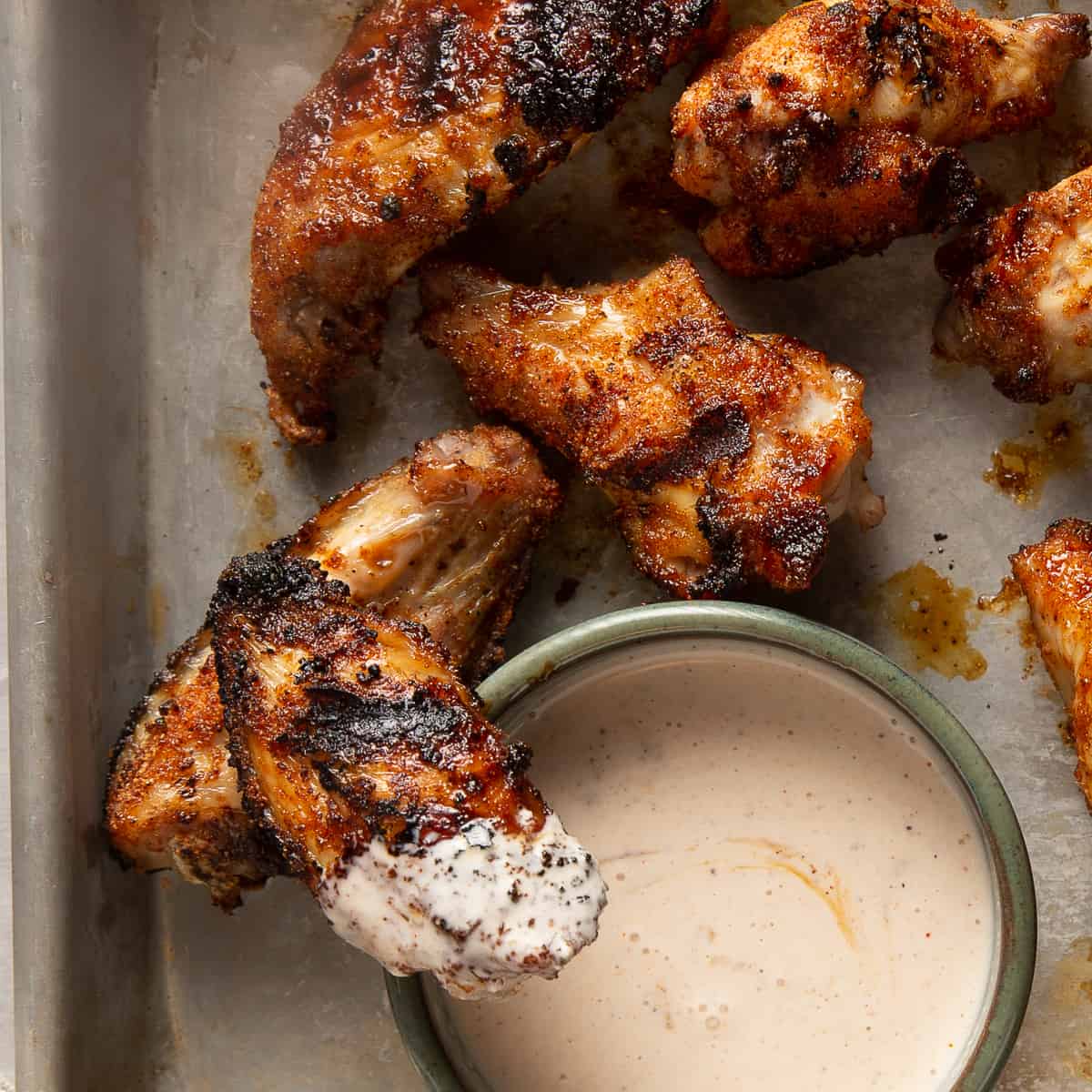 Grilled Chicken Wings - Basil And Bubbly
